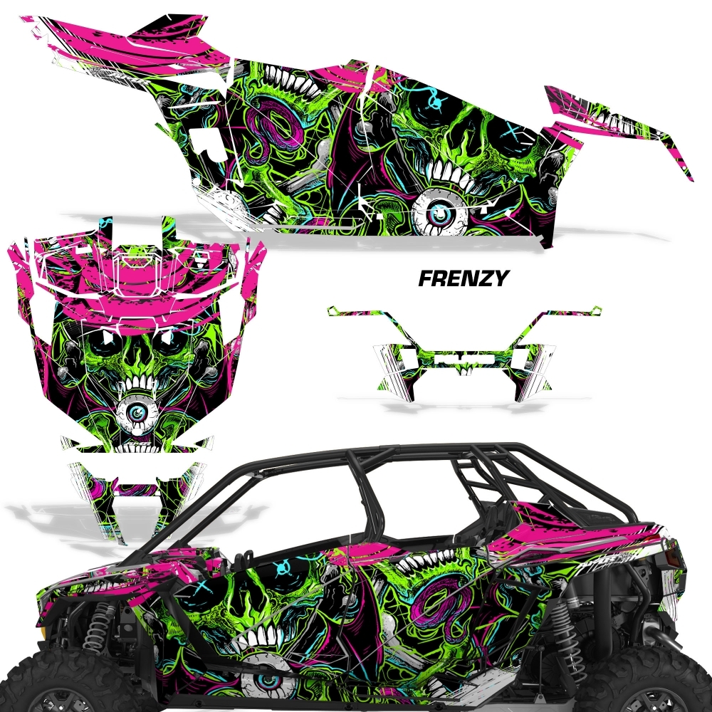 Polaris RZR Pro XP 4 Door 2019-2022 Graphics Kit